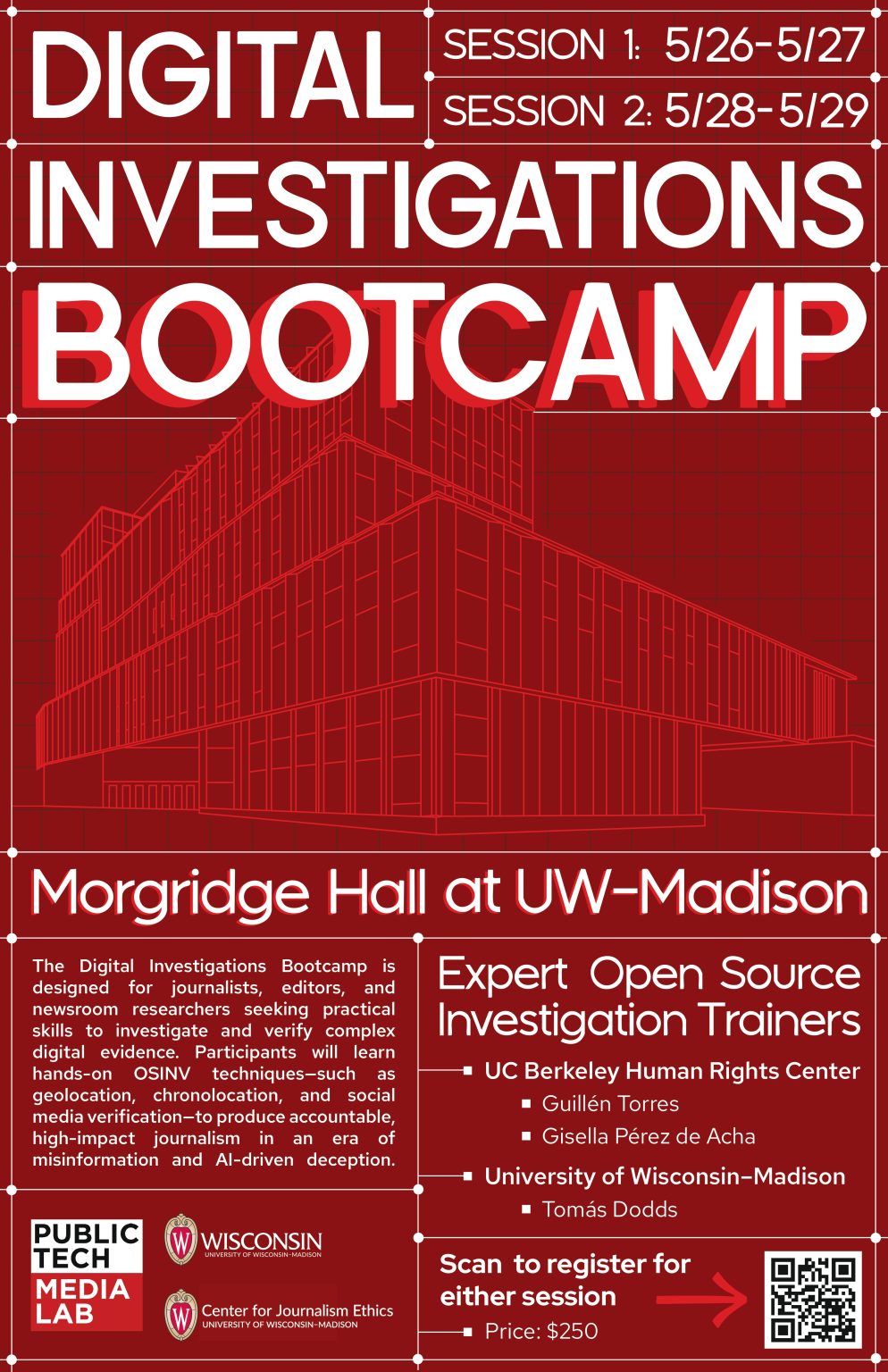 Registrations Open! Digital Investigations Bootcamp – Public Tech Media ...